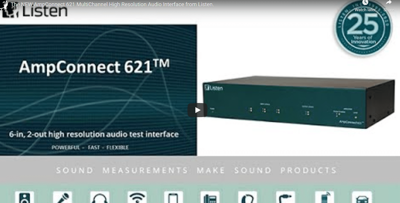 AmpConnect 621 From Listen Inc - Available from AcSoft